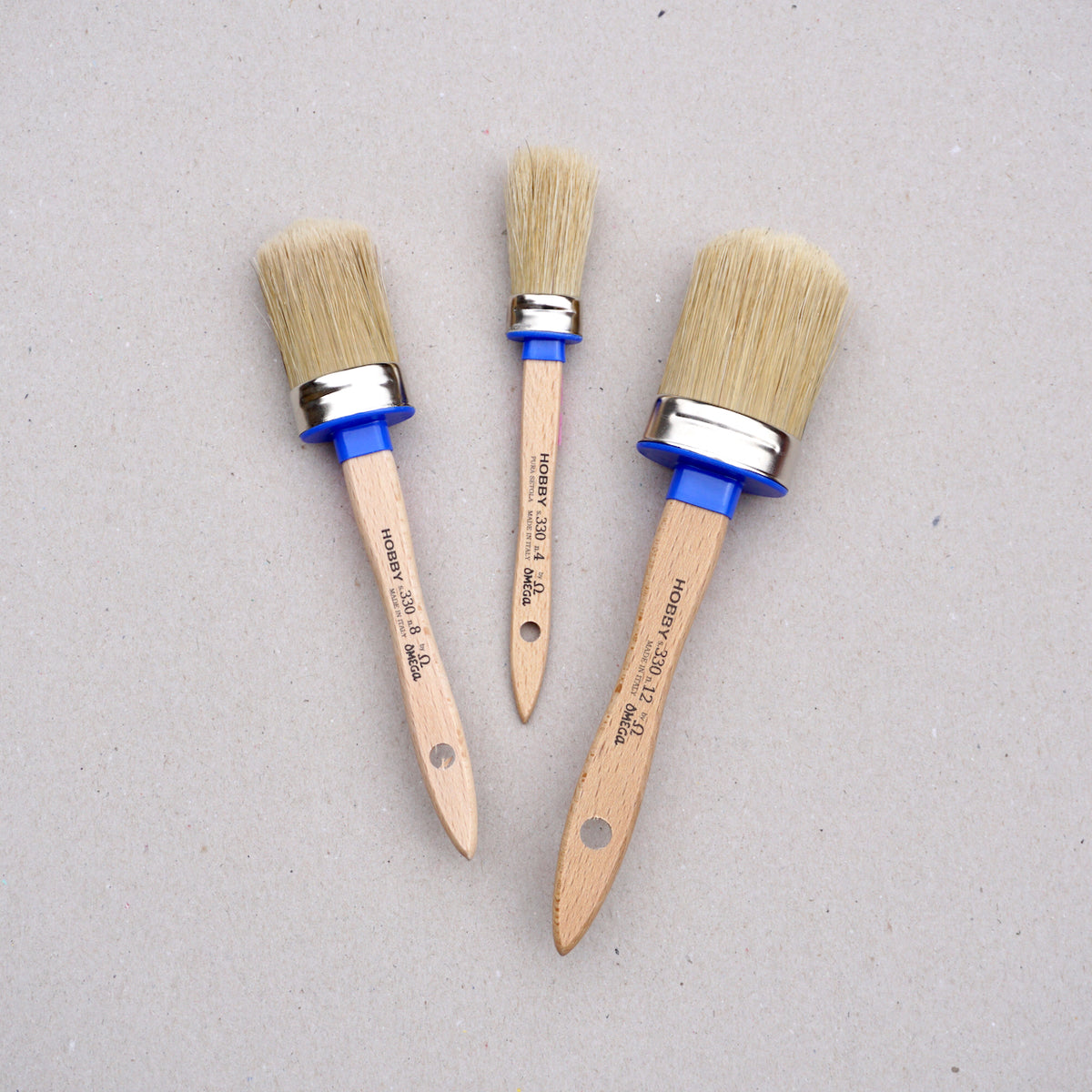 London Centre for Book Arts – Oval Brush with Nickel Plated Ferrule